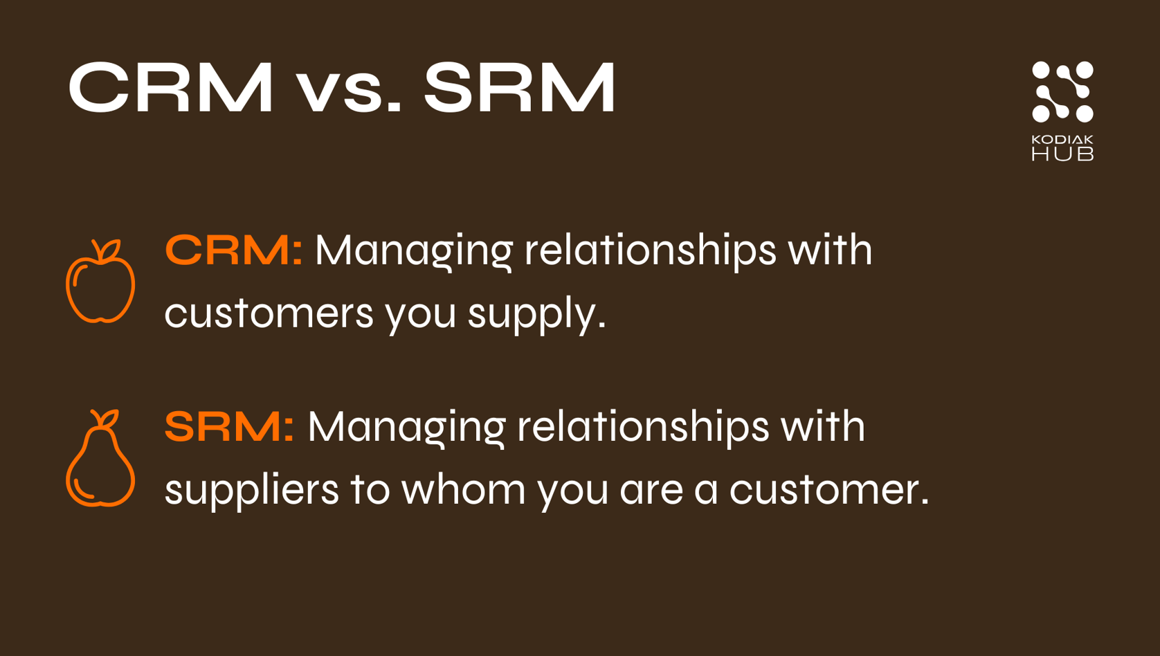CRM vs. SRM: Key Differences